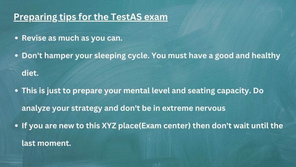 TestAS Requirements & Eligibility Criteria