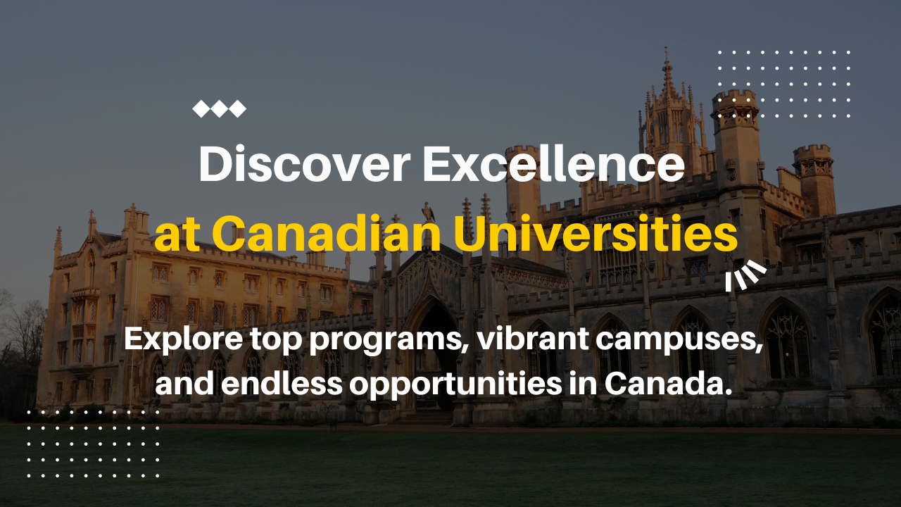 Canadian Universities - Study in Canada
